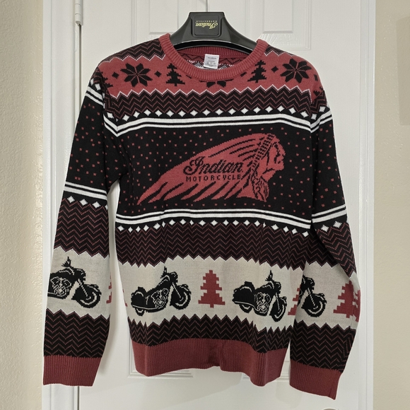 Indian Motorcycle | Sweaters | Rare Indian Motorcycle Ugly Sweater ...